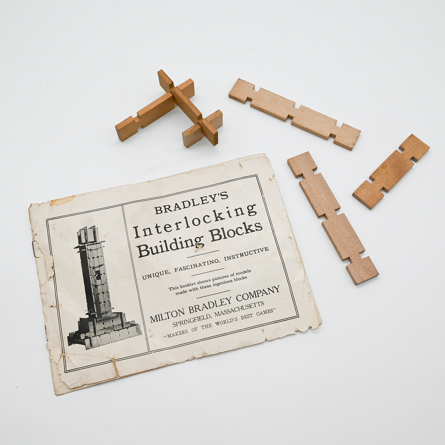 Milton Bradley Bradley’s Interlocking Building Blocks – ACT Museum